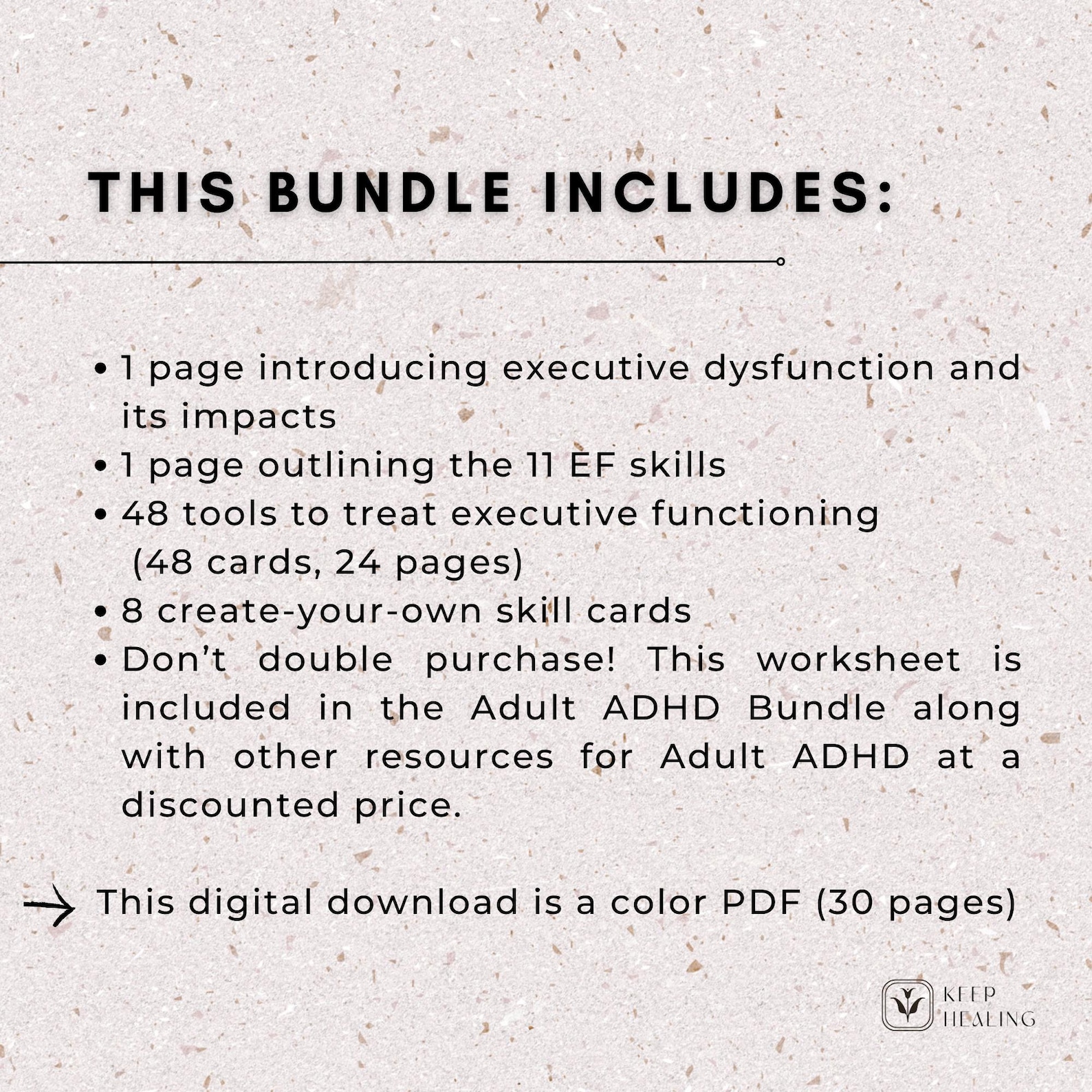 Executive Function & Motivation Cards PDF | ADHD Executive Functioning ...