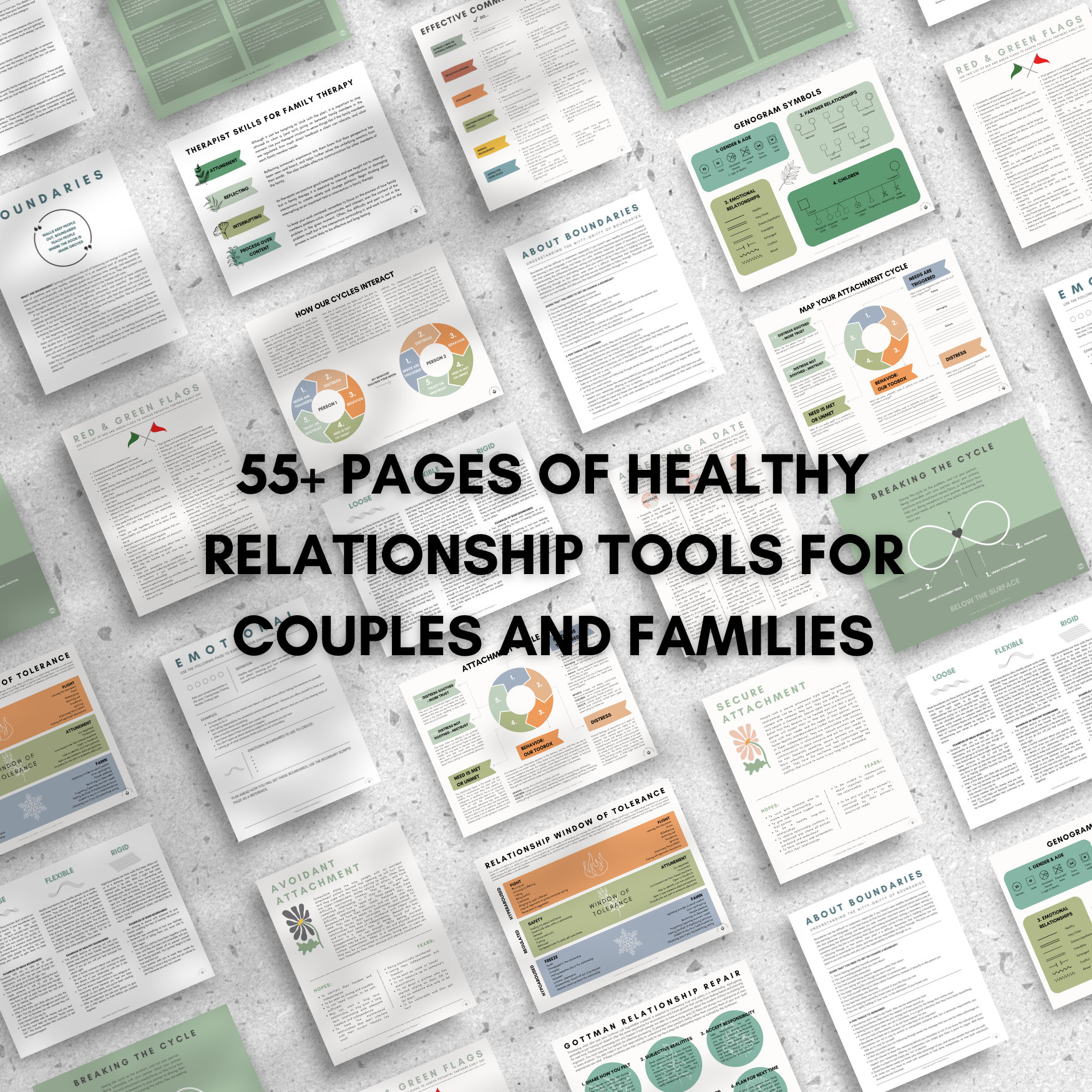 Family & Couples Mega Bundle Printable PDF | Boundaries | EFT ...