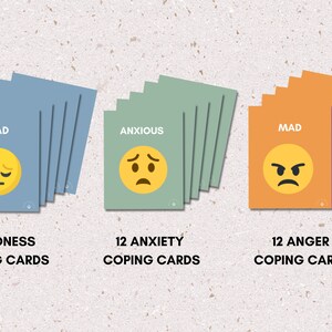 Coping Cards for Kids -printable | Anxiety Skills | Anger Management ...