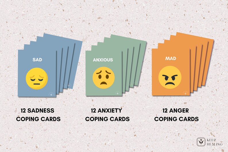 Coping Cards for Kids -printable | Anxiety Skills | Anger Management ...
