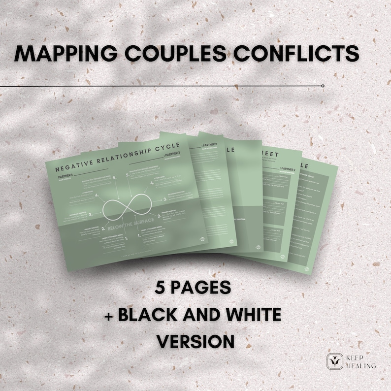 Mapping Couples Conflicts EFT Cycle | Printable PDF | Couples ...