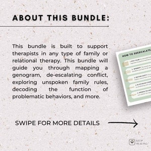 Family Therapy Bundle Printable PDF | Genogram | Attachment Cycle ...