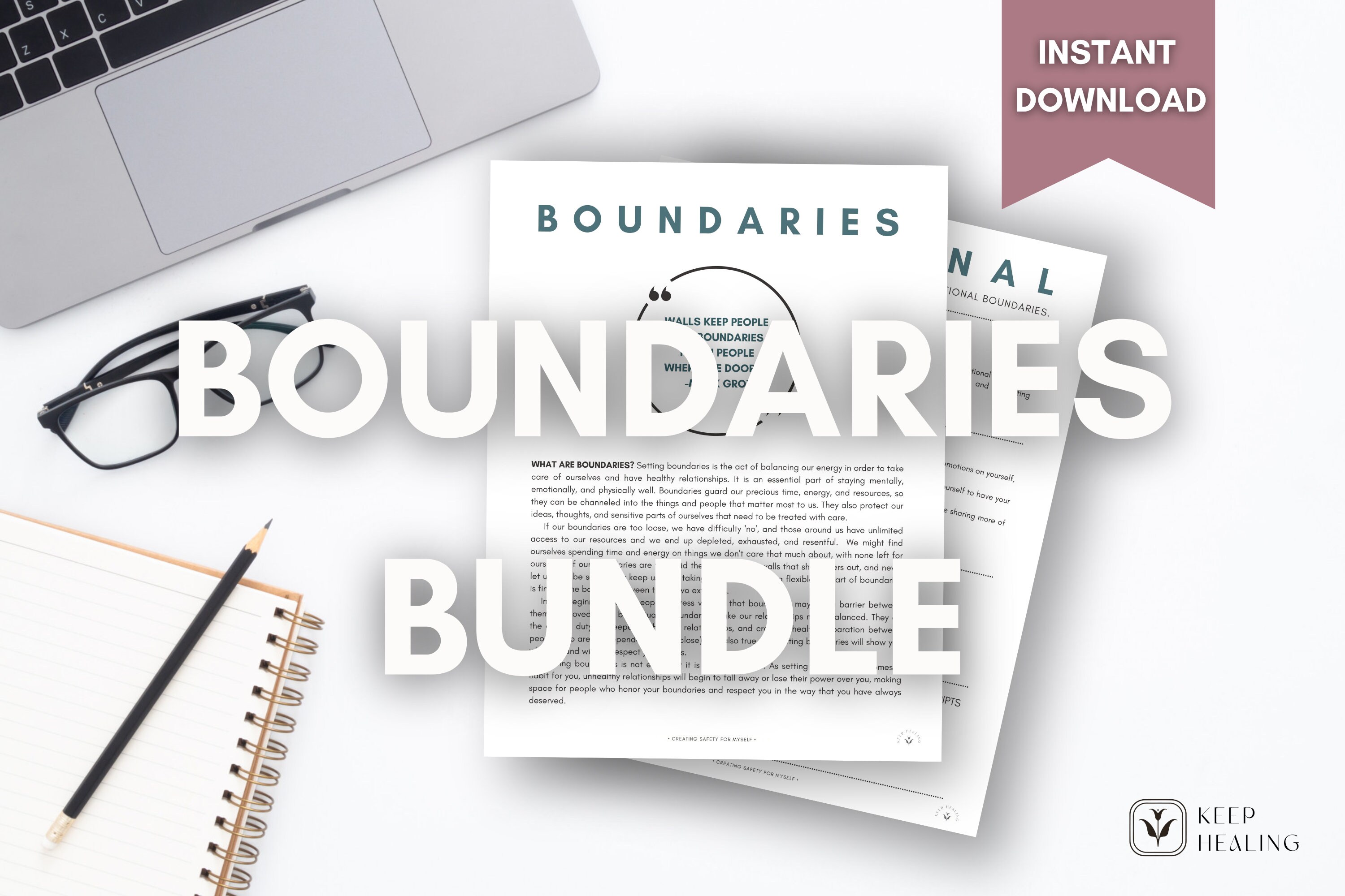 Boundaries Bundle Printable PDF Boundary Workbook - Etsy