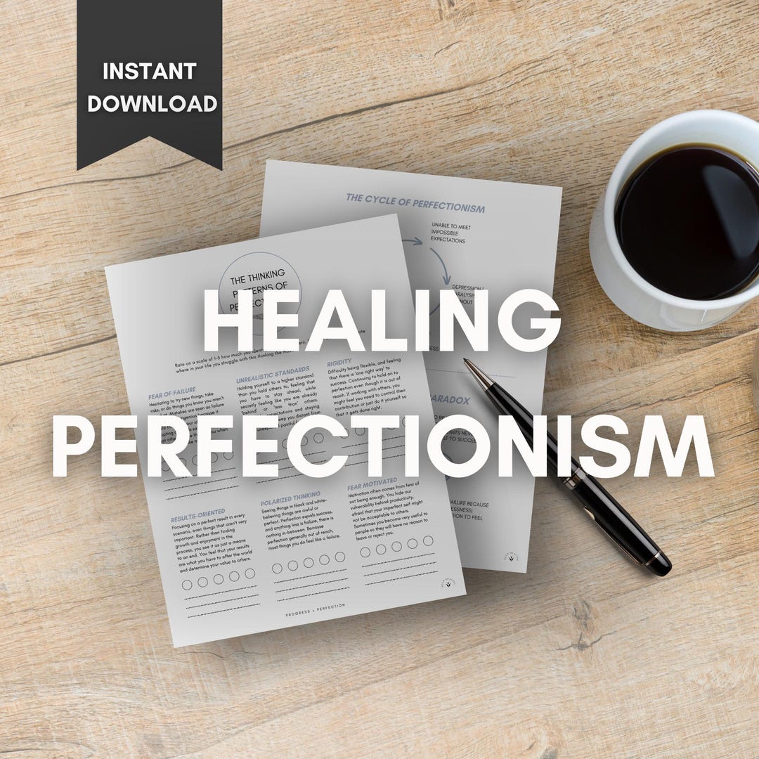 Healing Perfectionism Printable PDF | Perfectionism Journaling | People ...