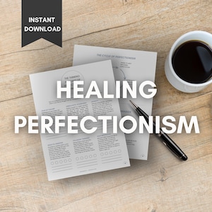 Healing Perfectionism Printable PDF | Perfectionism Journaling | People ...