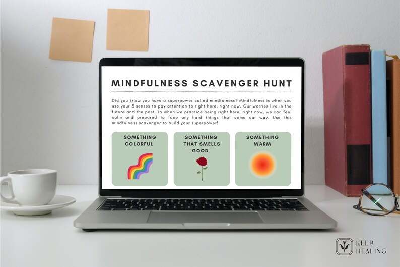 Mindfulness Scavenger Hunt Printable PDF Mindfulness for - Etsy Australia
