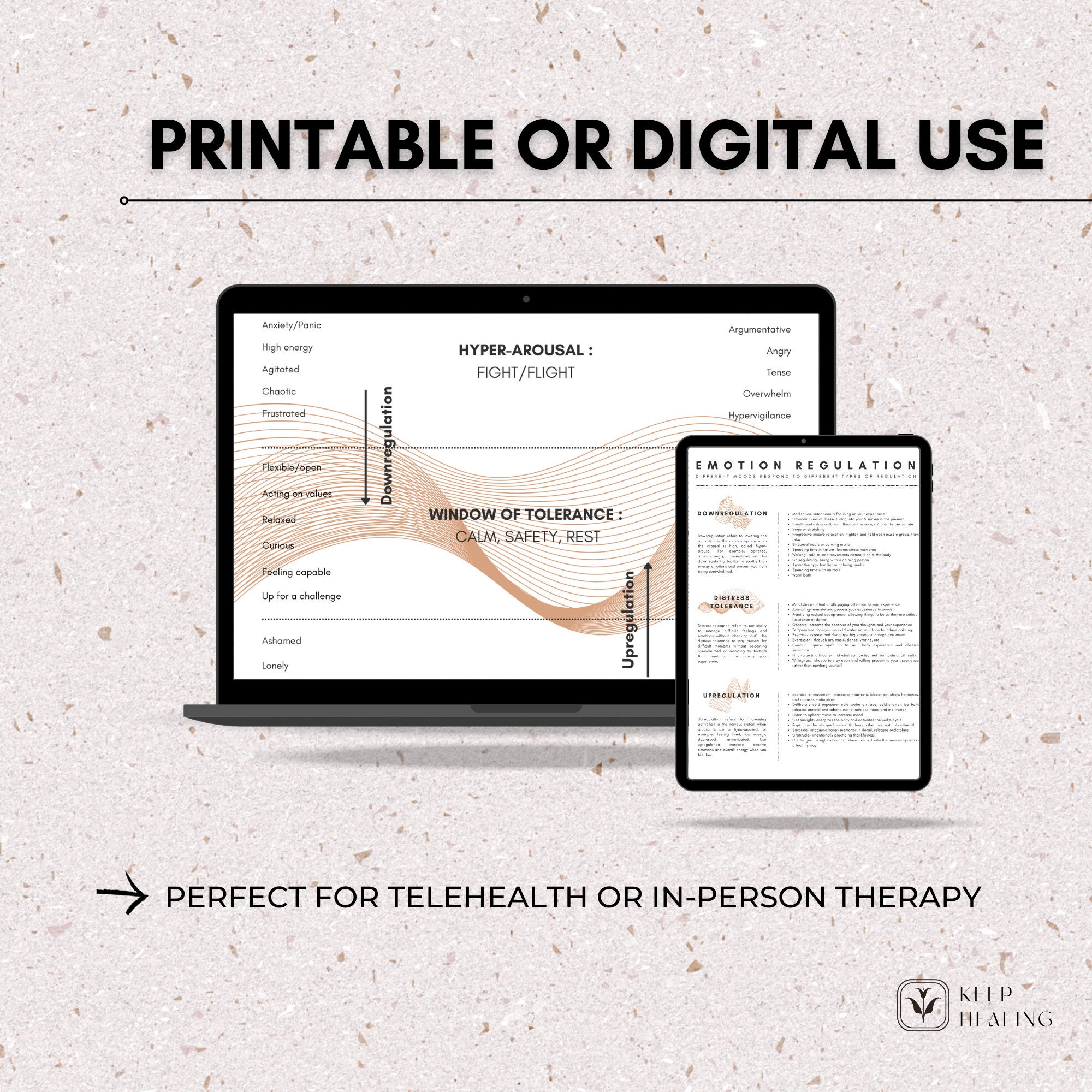 Coping Skills Bundle PDF Nervous System Regulation Stress Management ...