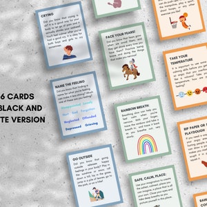 Coping Cards for Kids -printable | Anxiety Skills | Anger Management ...