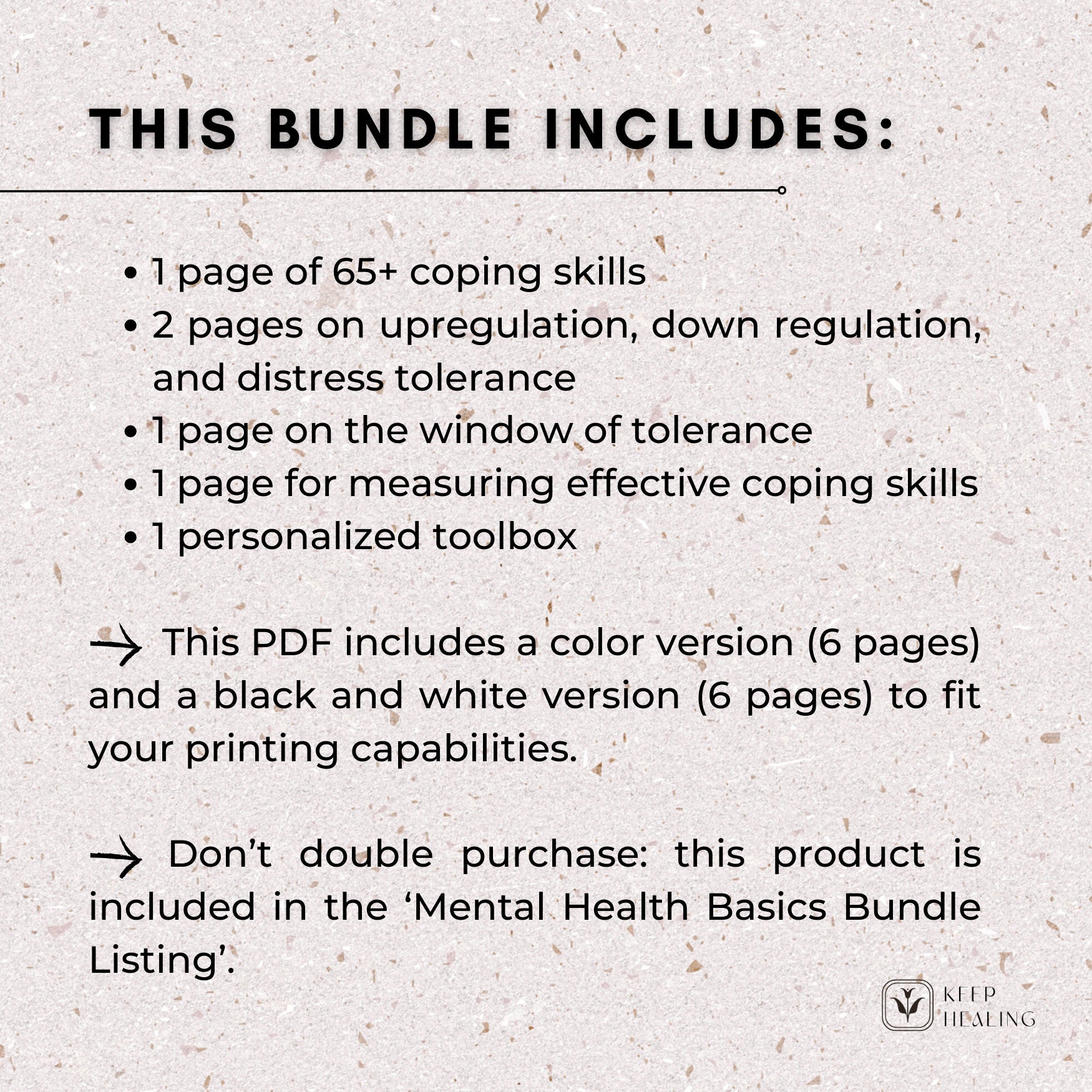 Coping Skills Bundle PDF Nervous System Regulation Stress Management ...