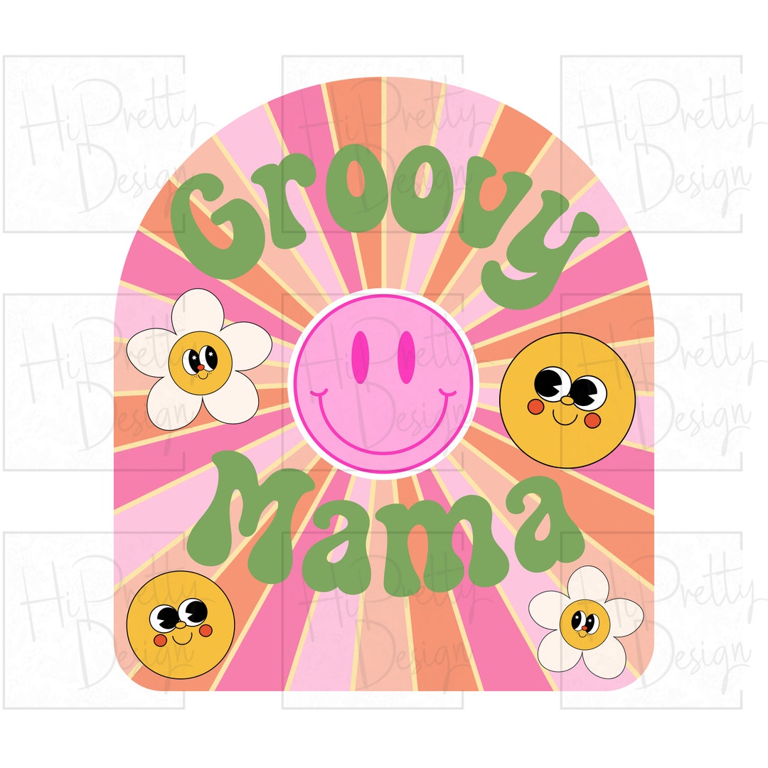 Groovy Mama PNG, Sublimation Png, Boho Png, Mama Png, Sublimation ...