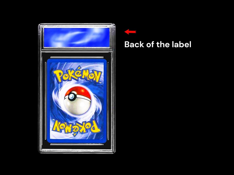 Empty Grading Personalised Custom Slab Display Case Labels Includes ...