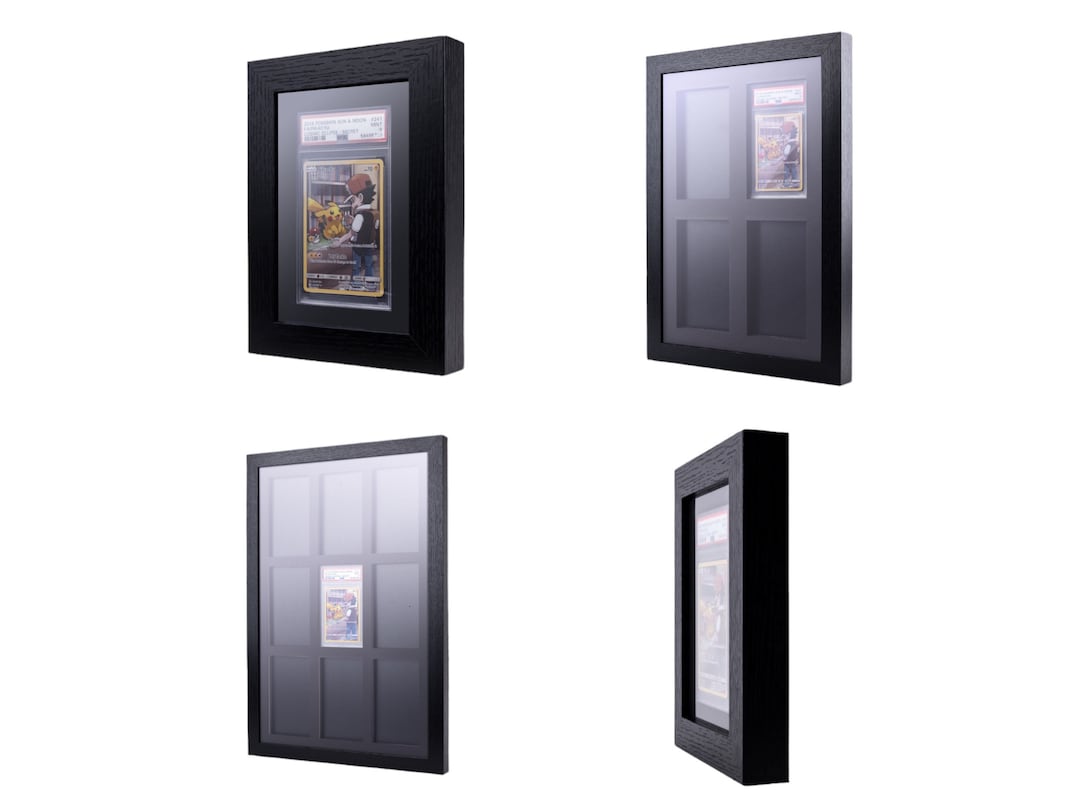 Graded Card Display Frame Wall Mountable PSA CGC Beckett Ace Pokemon ...