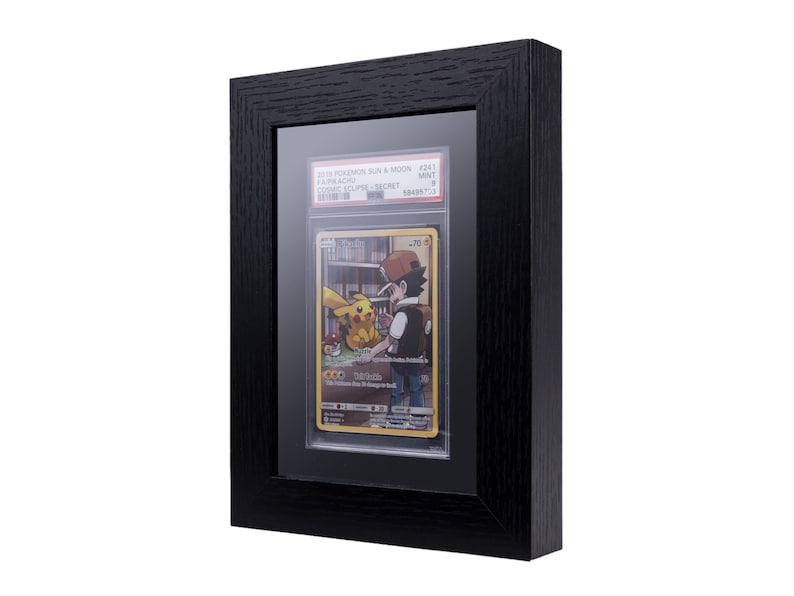 Graded Card Display Frame Wall Mountable PSA CGC Beckett Ace Pokemon ...