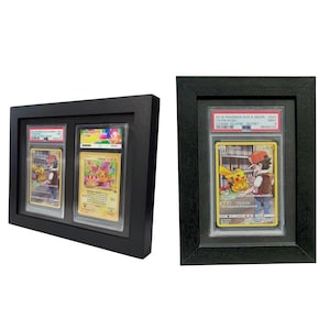 Graded Card Display Frame Wall Mountable PSA CGC Beckett Ace Pokemon ...