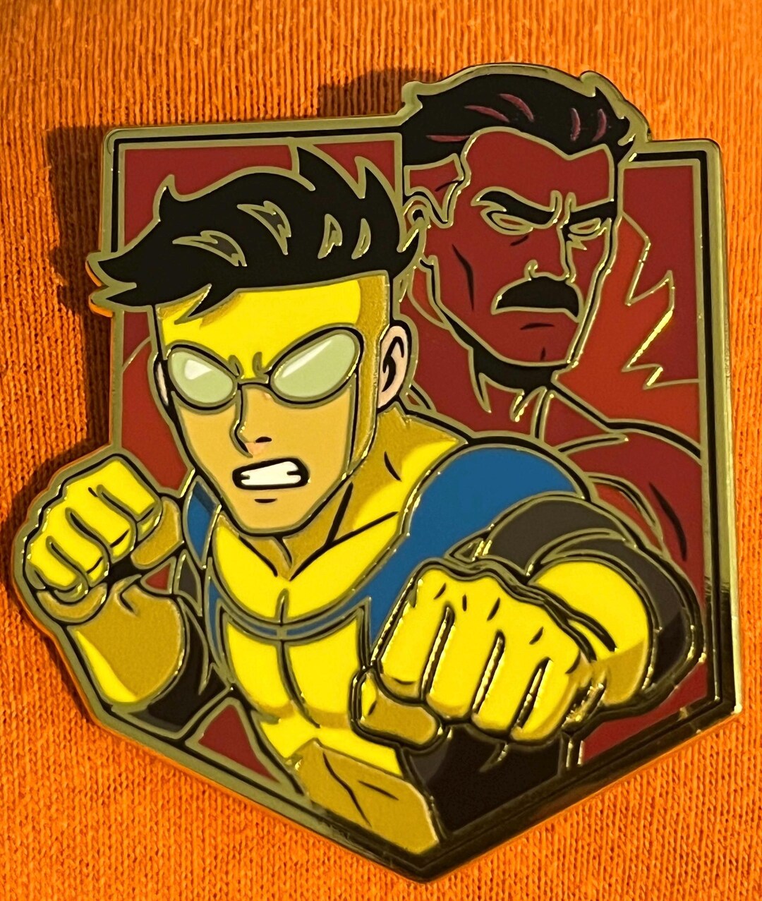 Invincible Omni-man Enamel Pin: Superhero Comic Book Fan Art - Etsy