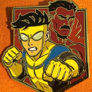 Invincible Omni-man Enamel Pin: Superhero Comic Book Fan Art - Etsy