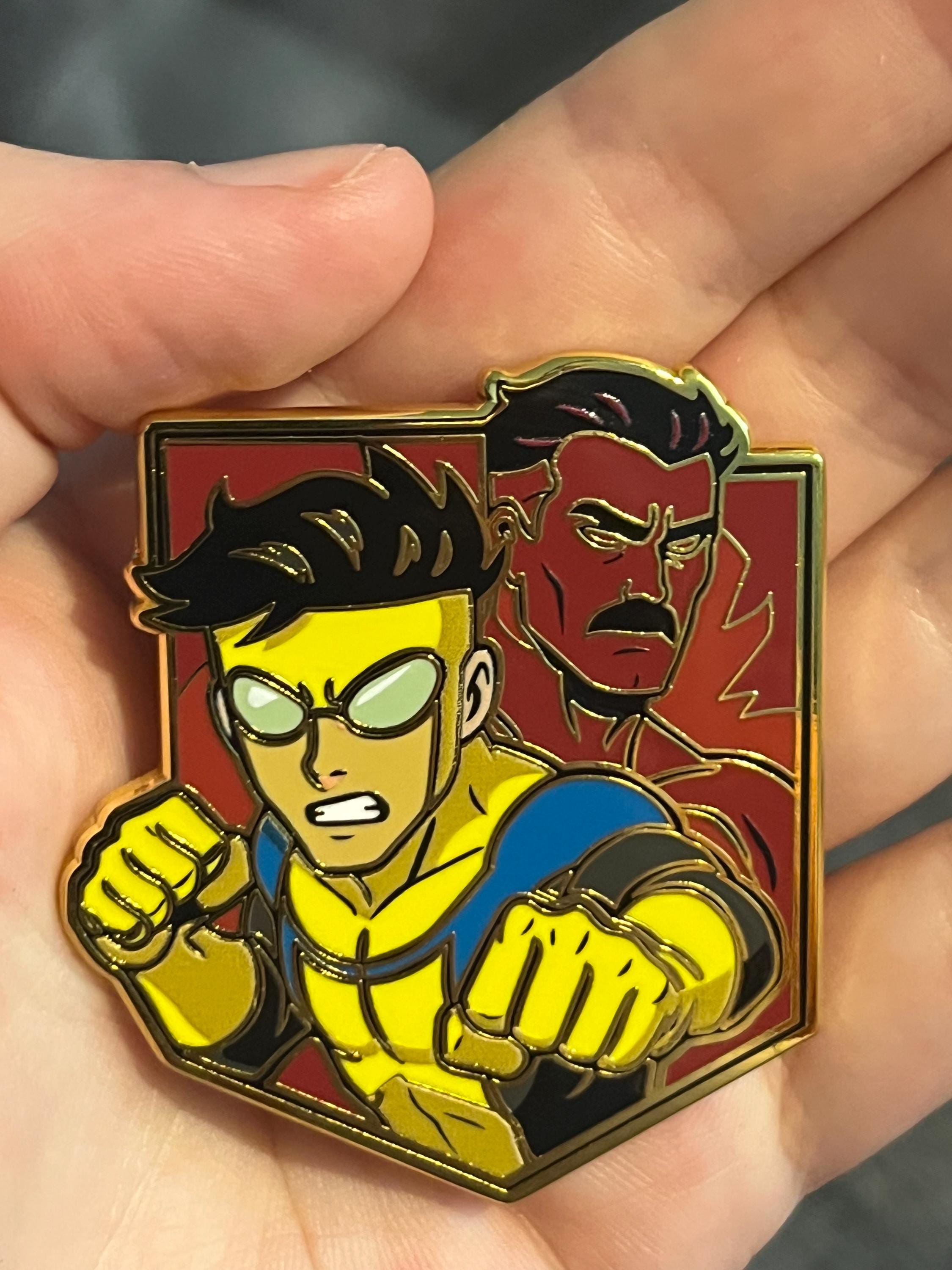 Invincible Omni-man Enamel Pin: Superhero Comic Book Fan Art - Etsy