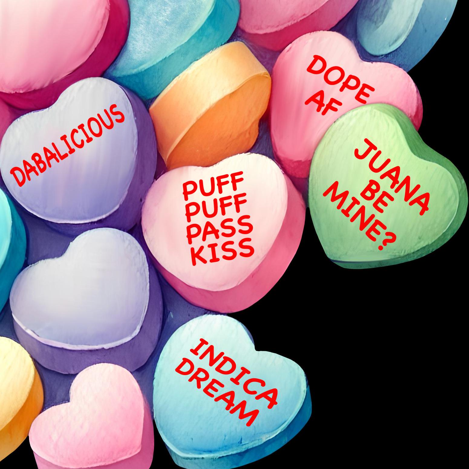 Stoner Candy Heart PNG Clipart: Weed Valentine, 420 Design (digital ...