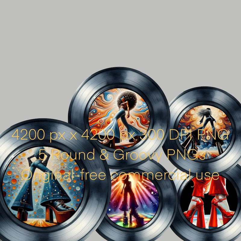 70s Silhouette Dancers - Etsy UK