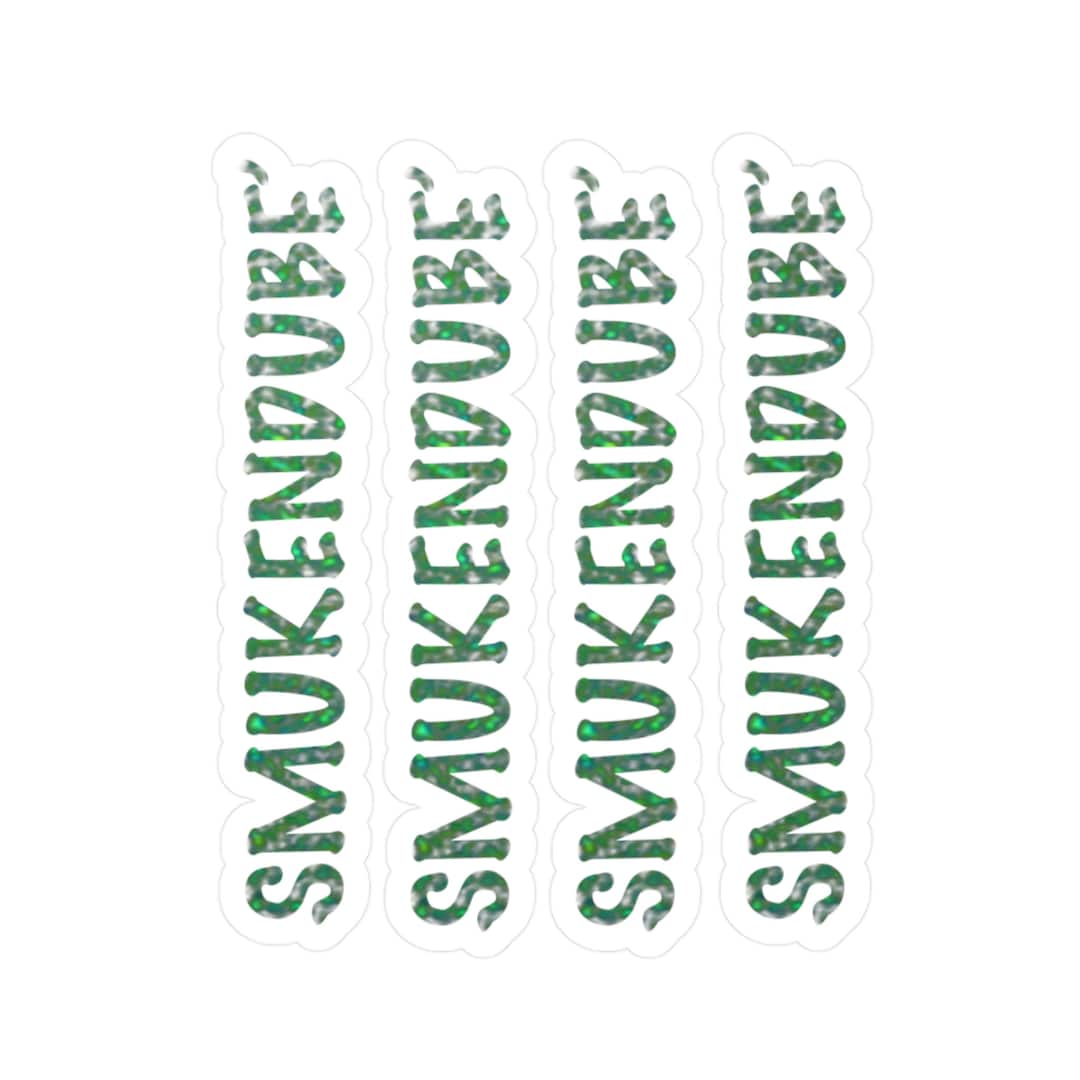 Smukendube' 4 Vinyl Decals, Funny Cannabis Stickers, Original Weed ...