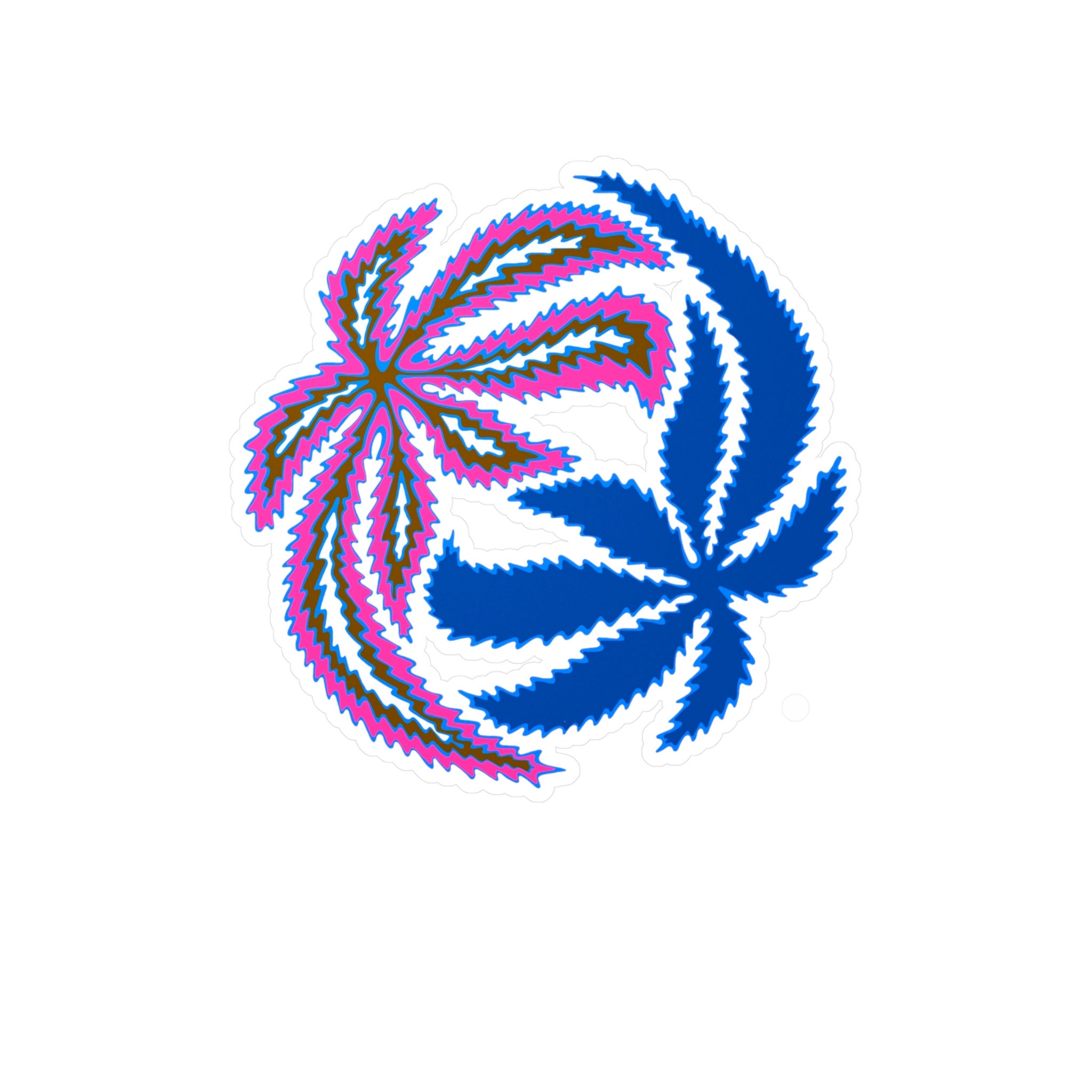 Yin Yang Indica Sativa Blue Pink Male Female Cannabis Blue Dream Pink ...