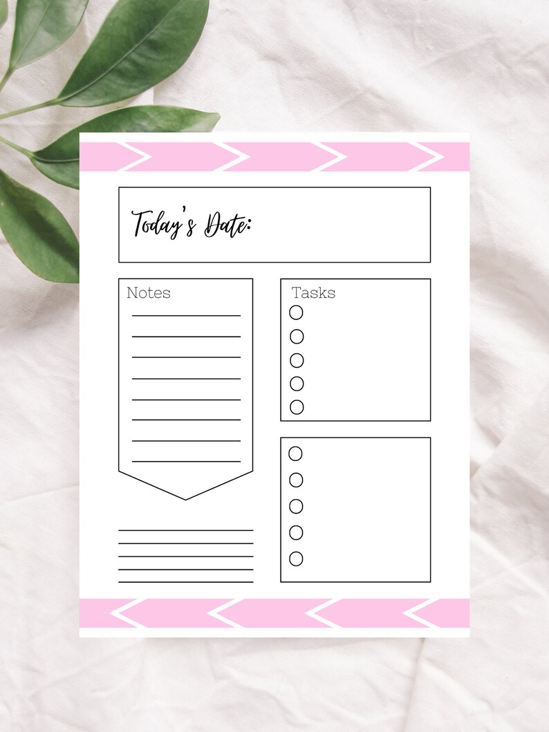 Daily Planner - Printable - Etsy