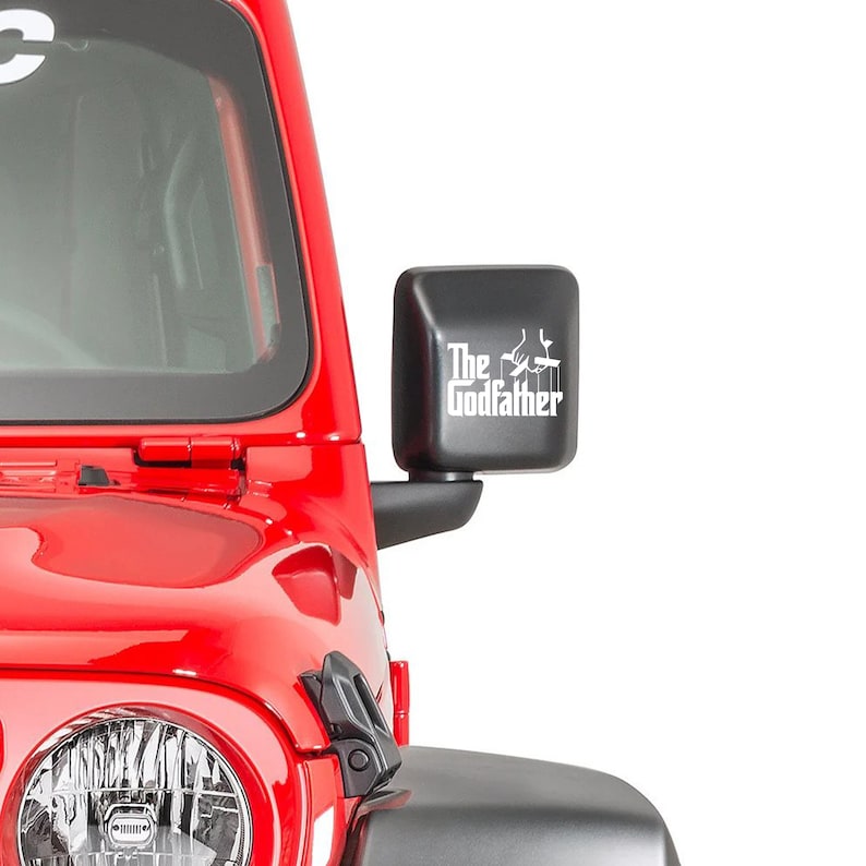 The Godfather Decal for Jeep Wrangler Side Mirrors Jeep - Etsy