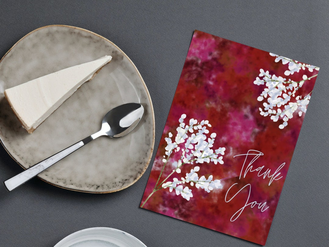 Thank You Card - Thank You Card Printable - Christmas Thank You - Thank ...
