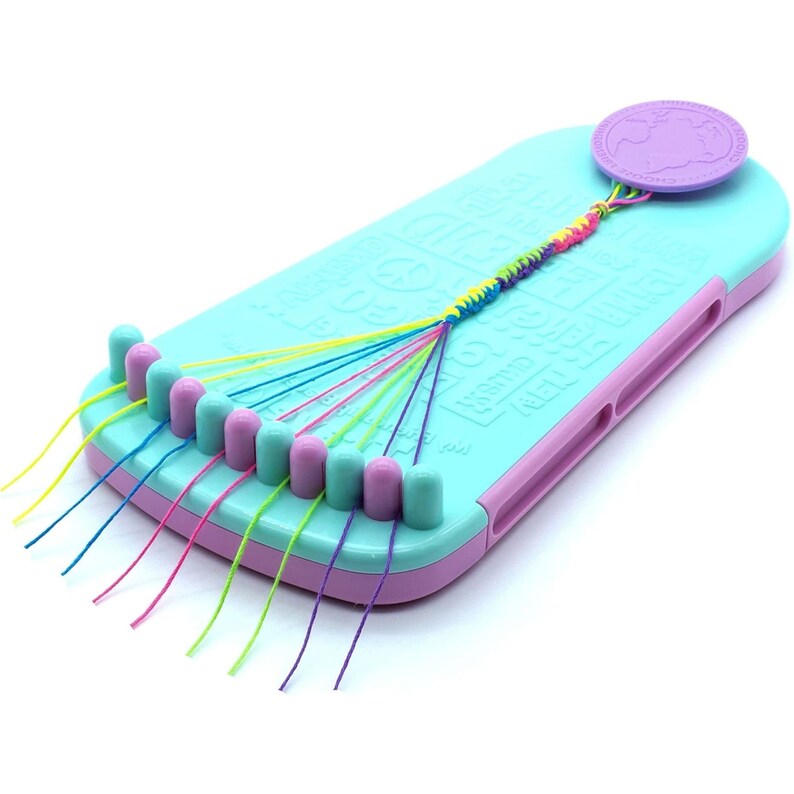 Make Your Own Bracelet Bracelet Bead Kit 20 Pre-cut Threads Makes up to ...