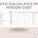Splitting Costs With Friends Spreadsheet Template | Google Sheets ...