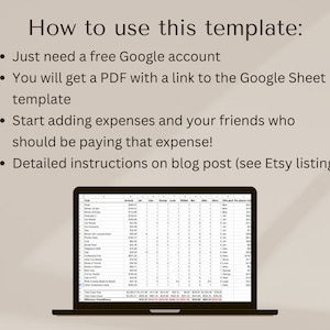 Splitting Costs With Friends Spreadsheet Template | Google Sheets ...