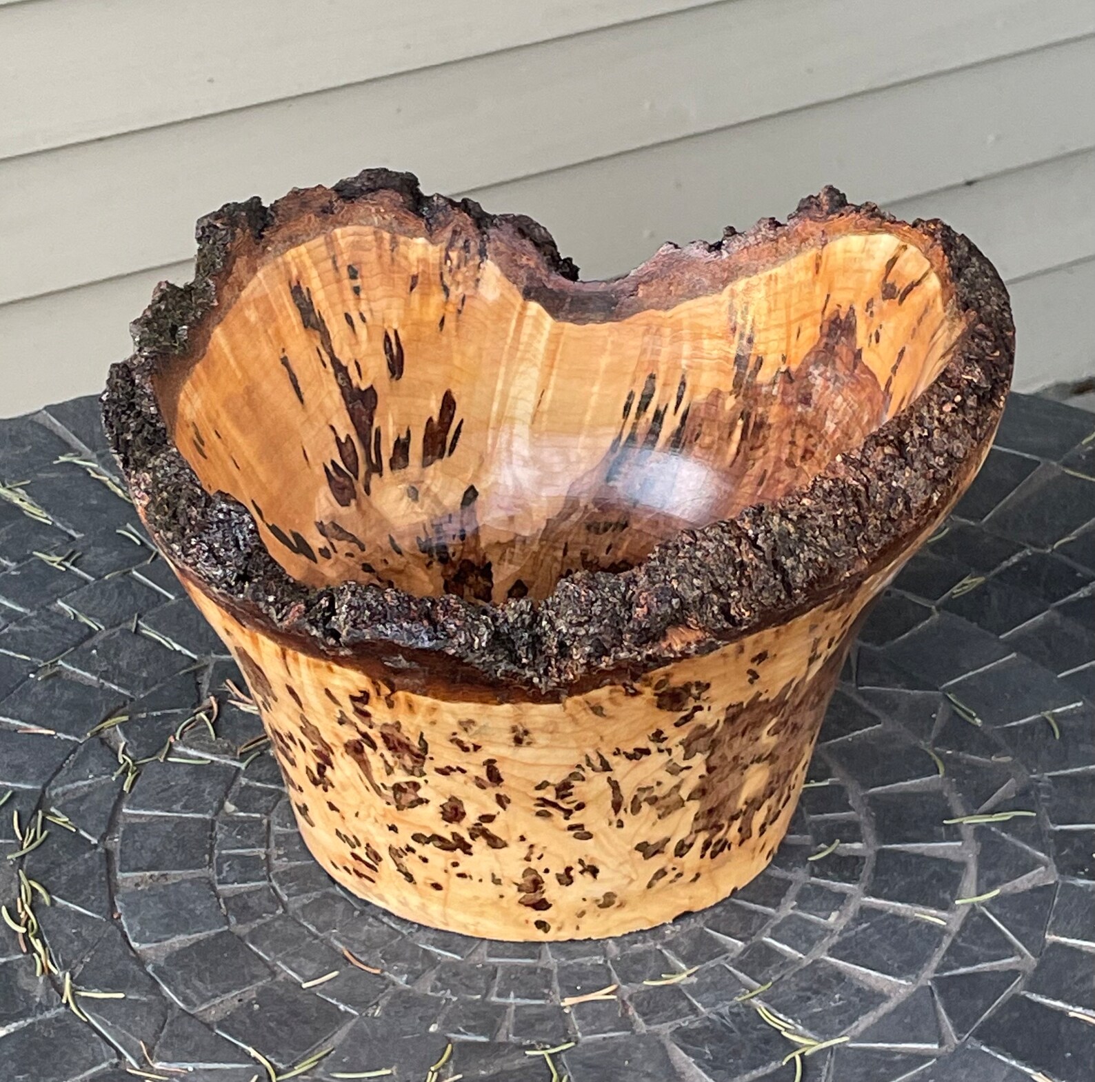 Unique Large Maple Burl Bowl With Option to Personalize. Unique ...