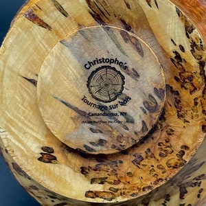 Unique Large Maple Burl Bowl With Option to Personalize. Unique ...