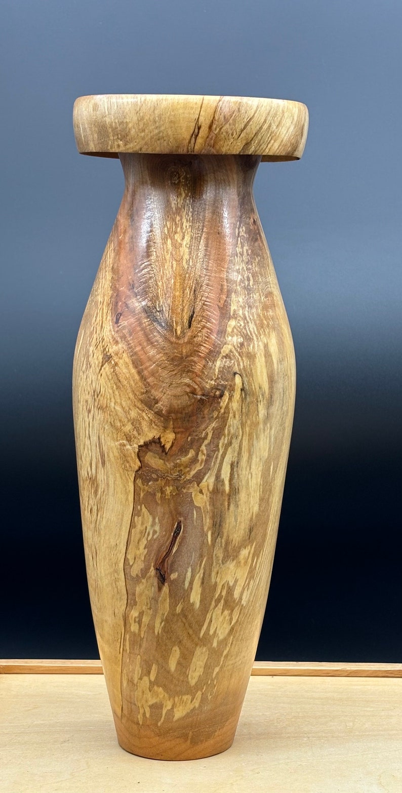 Spalted Maple Woodturned Vase Wood From the Adirondacks Handmade USA ...