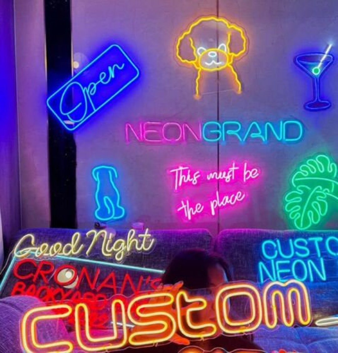 Custom Neon Sign LED Neon Light Sign Aesthetic Home & Room - Etsy