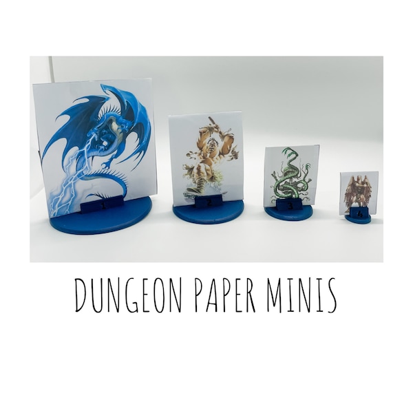 Dnd Paper Minis - Etsy