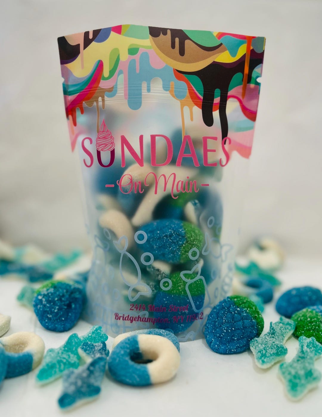 Sundaes on Main Candy Room, Beach Berry Blue-raspberry Gummy Candy Mix ...