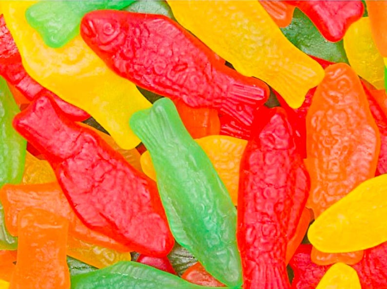 Sundaes on Main Candy Room, Assorted Swedish Fish Gummy Candy 8oz - Etsy