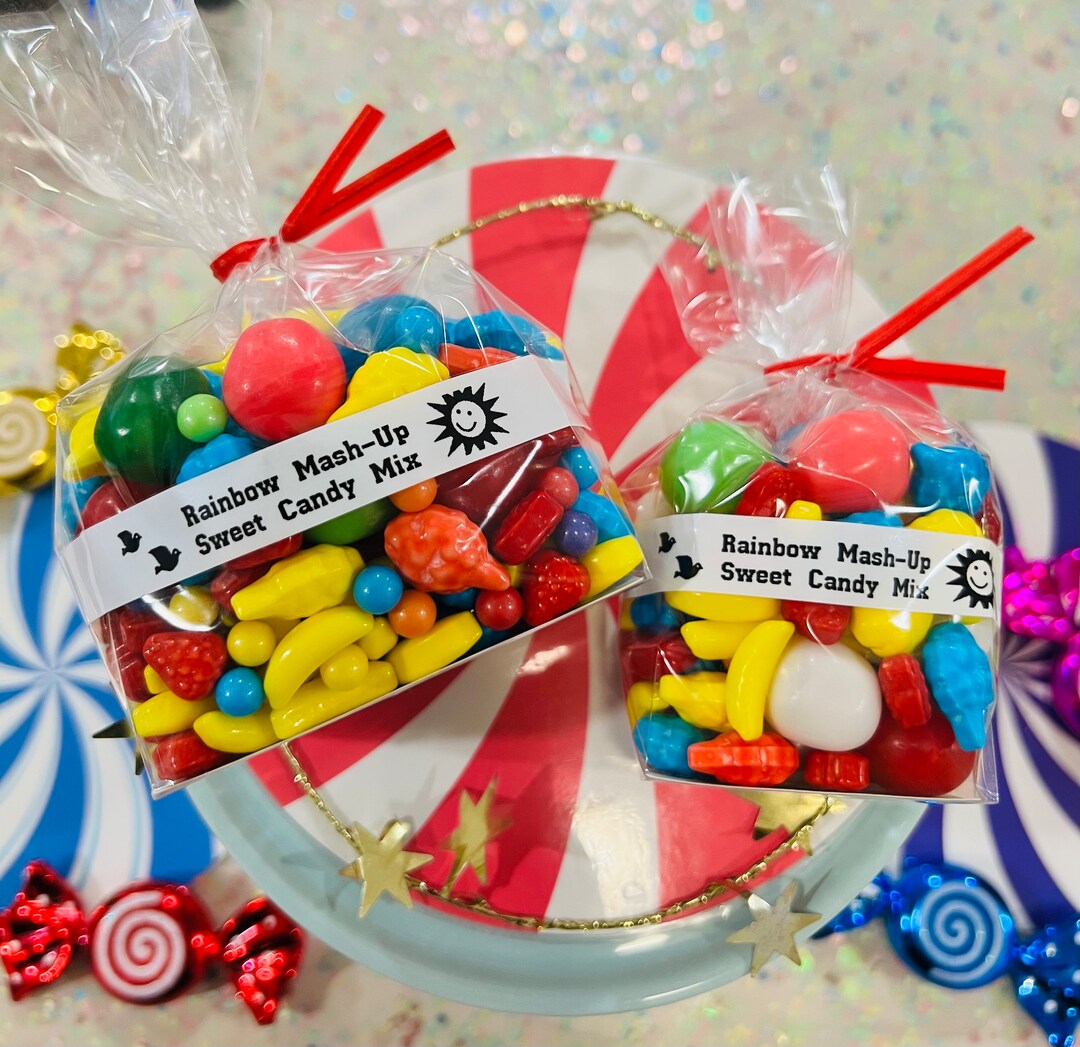 Rainbow Mash-up Sweet Candy Mix, Assorted Fruit Candies, Available in ...