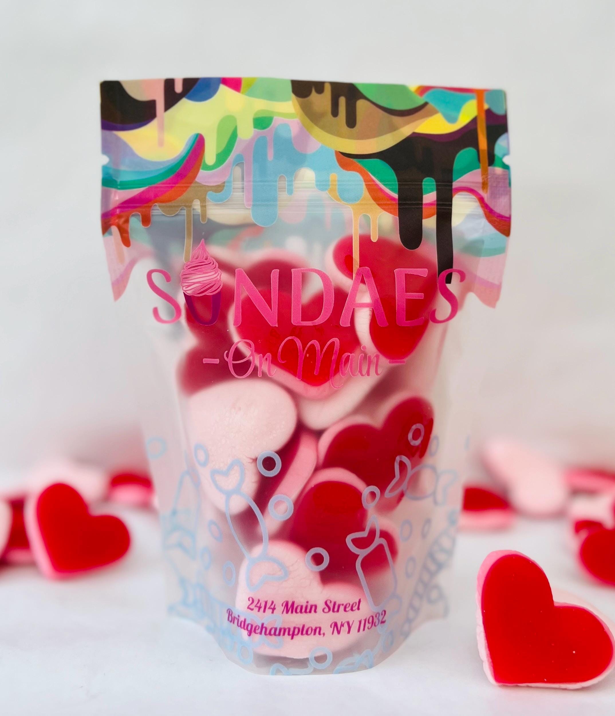 Sundaes on Main Candy Room, Tom’s Sweethearts Heart Gummies, Swedish ...