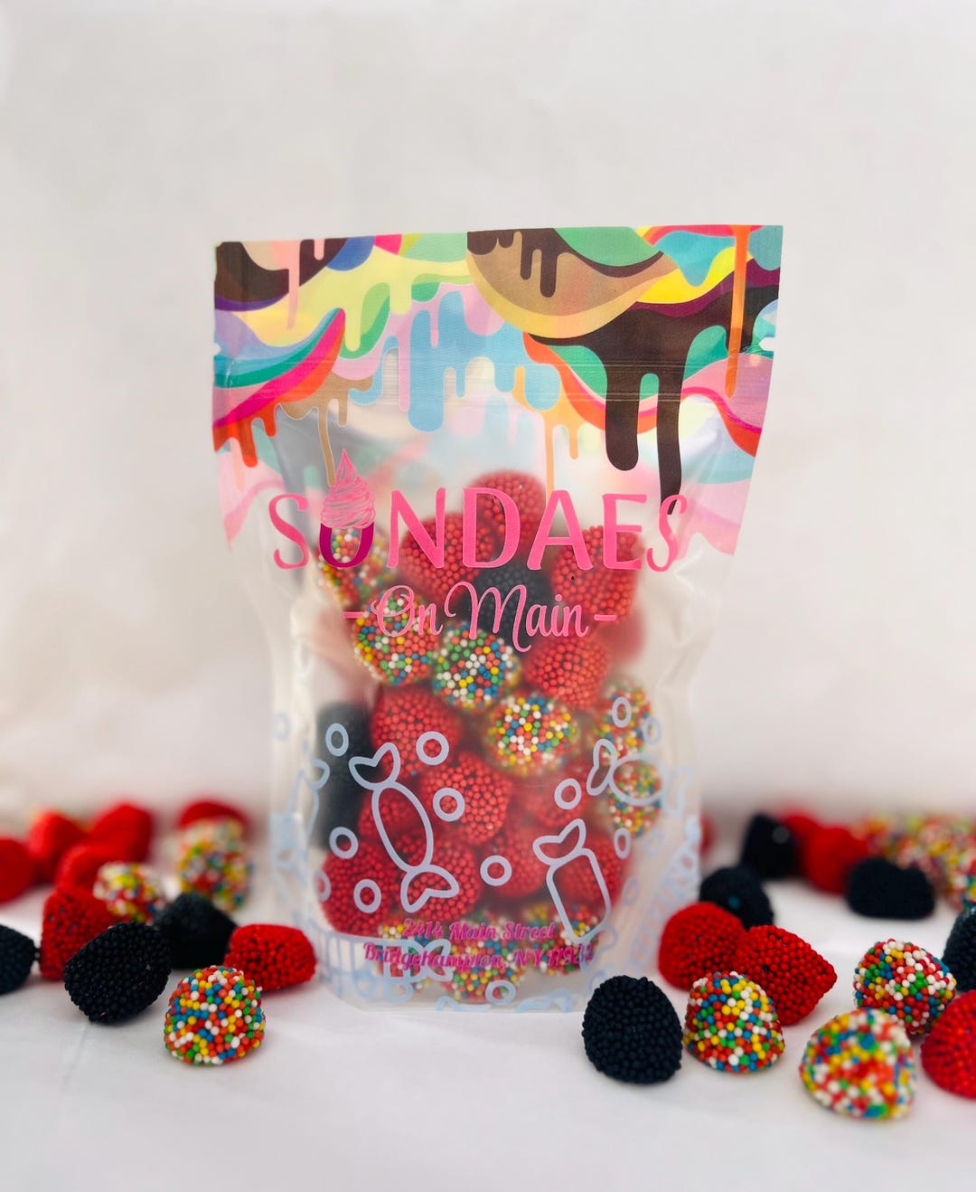 Sundaes on Main Candy Room, Assortment of Nonpareil Gummy Berries ...