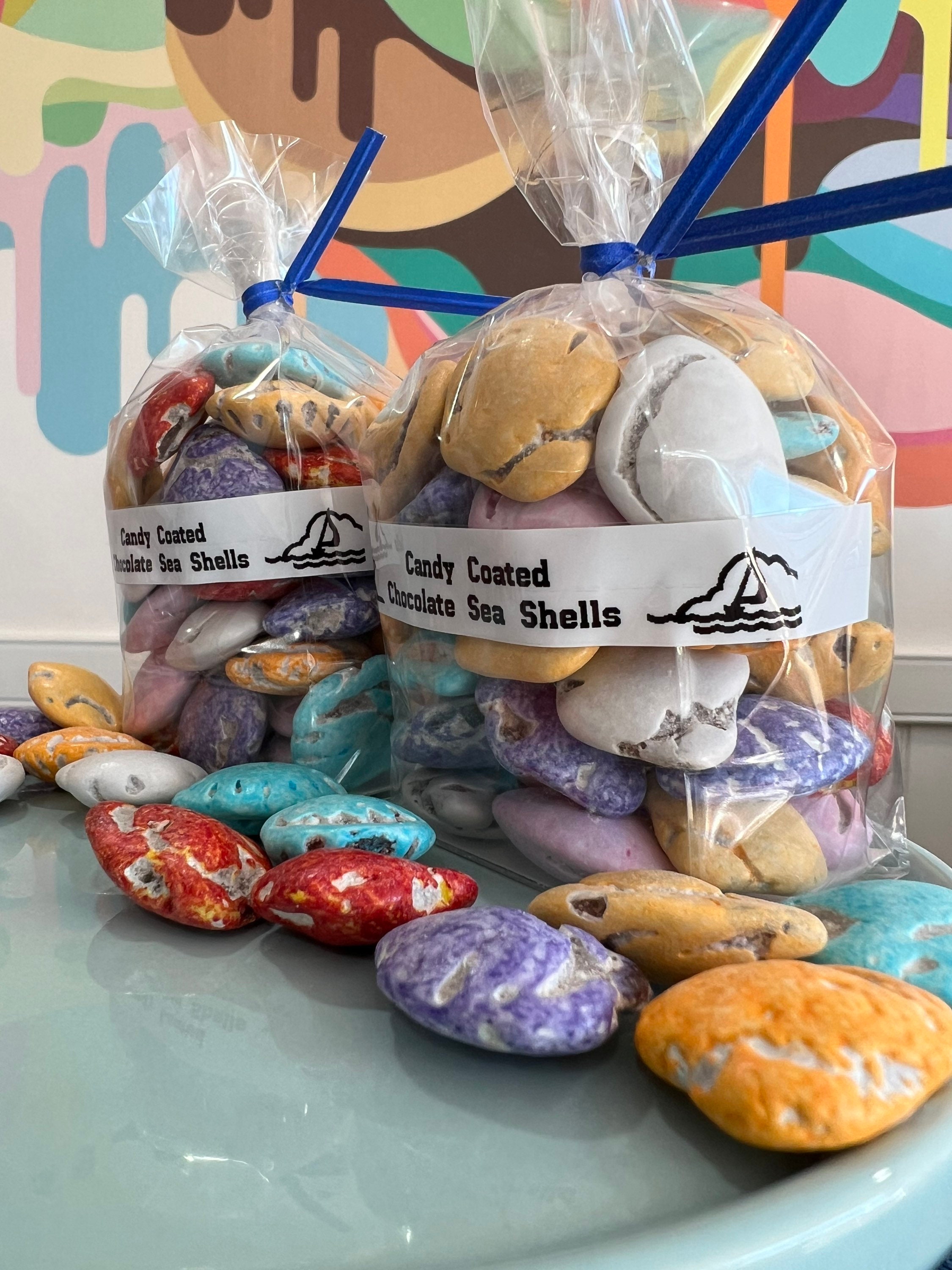 Candy Coated Chocolate Sea Shells, Beach Themed Chocolates for Beachy ...