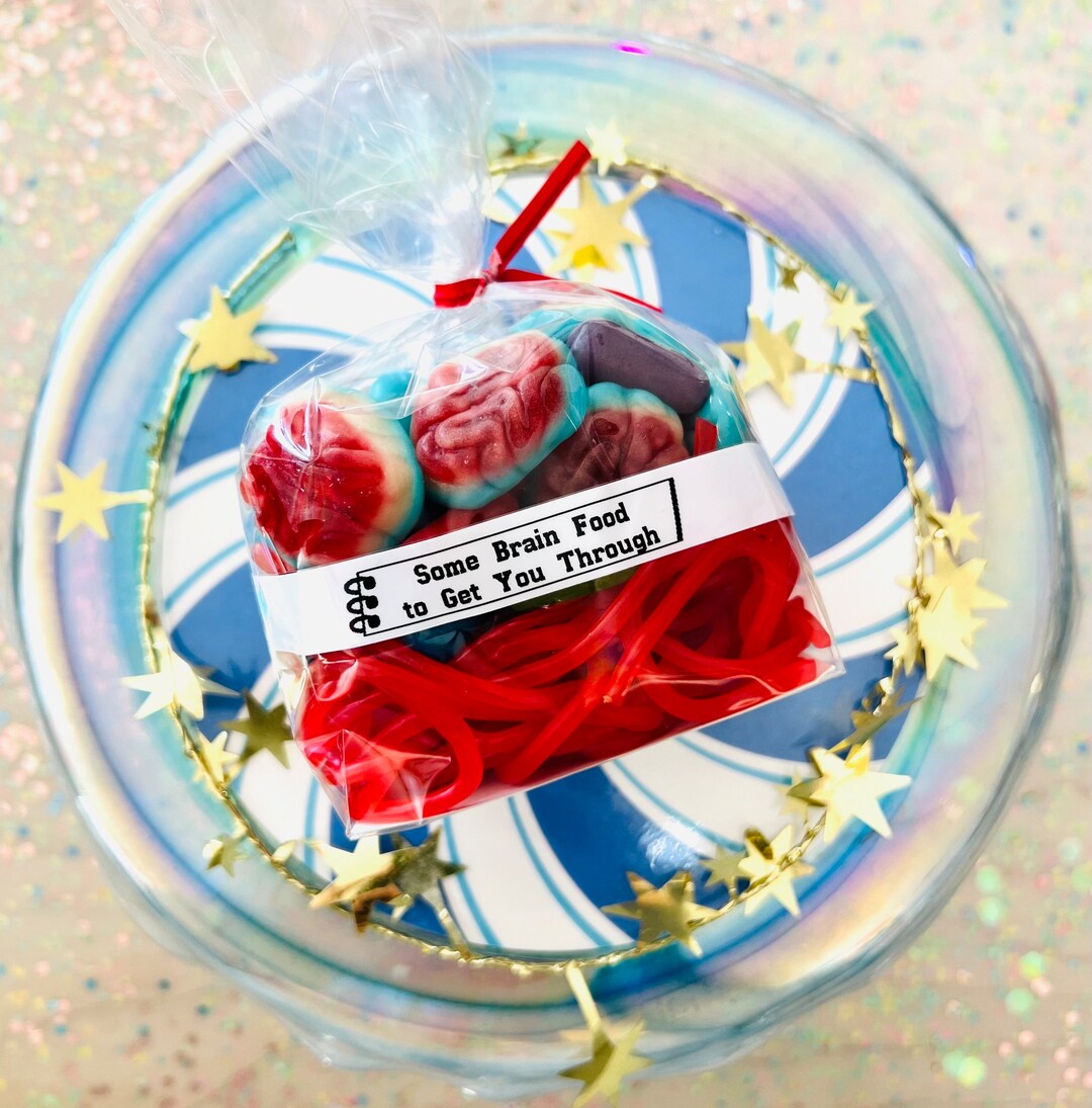 Gummy & Licorice Candy Brain Food Candy Mix, Motivational Gift or Self ...