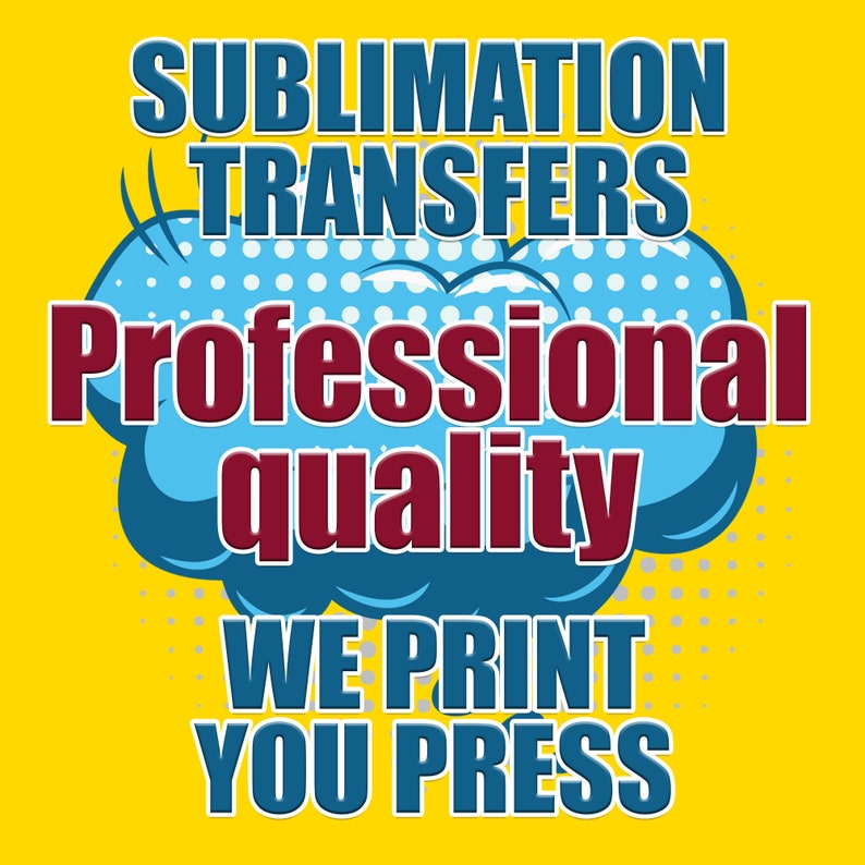 Sublimation Transfers - Etsy