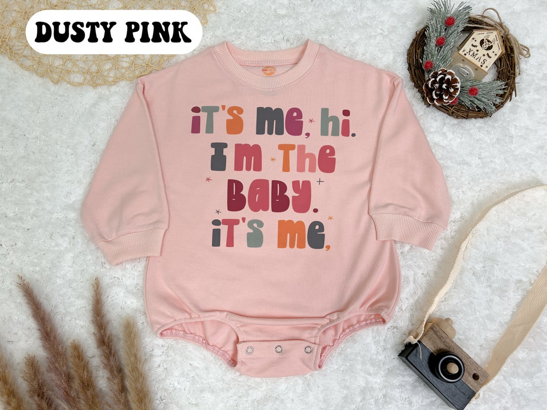 It's Me Hi I'm the Baby It's Me Romper Sweatshirt, Toddler Shirt, Kids ...