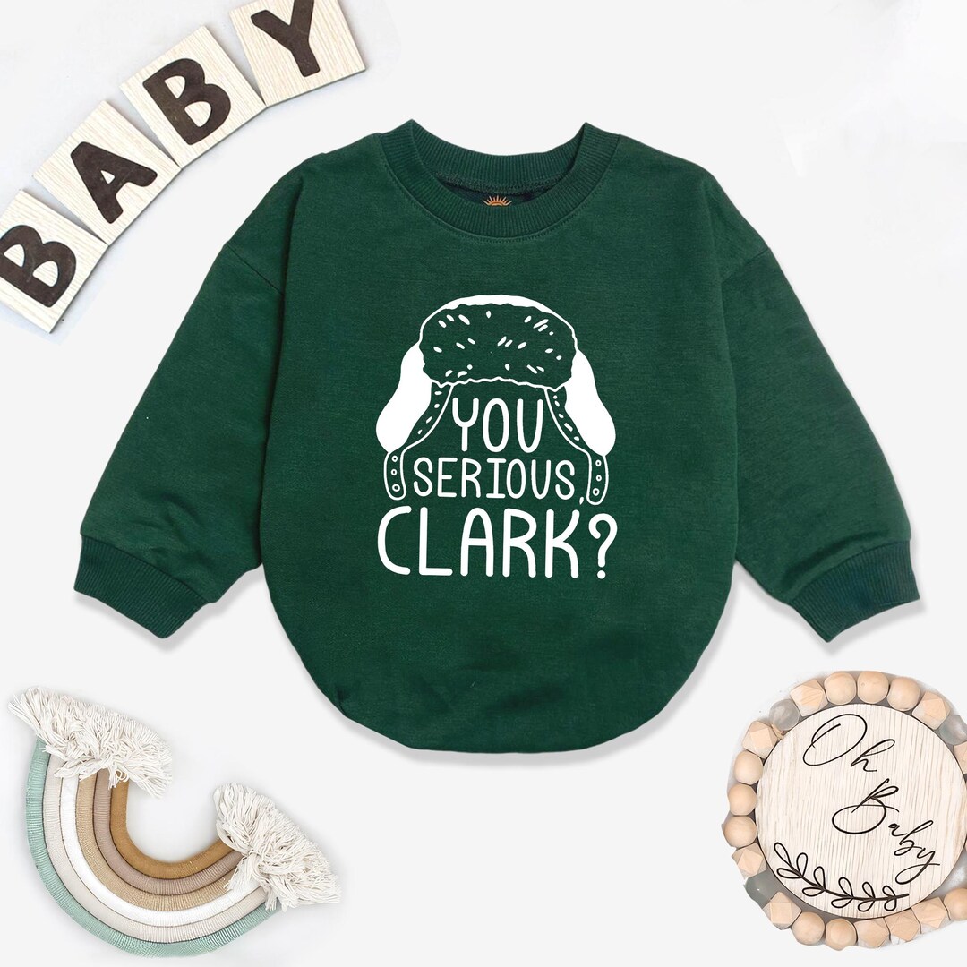 You Serious Clark Sweater Romper, Holiday Season Baby Bodysuit, Winter ...