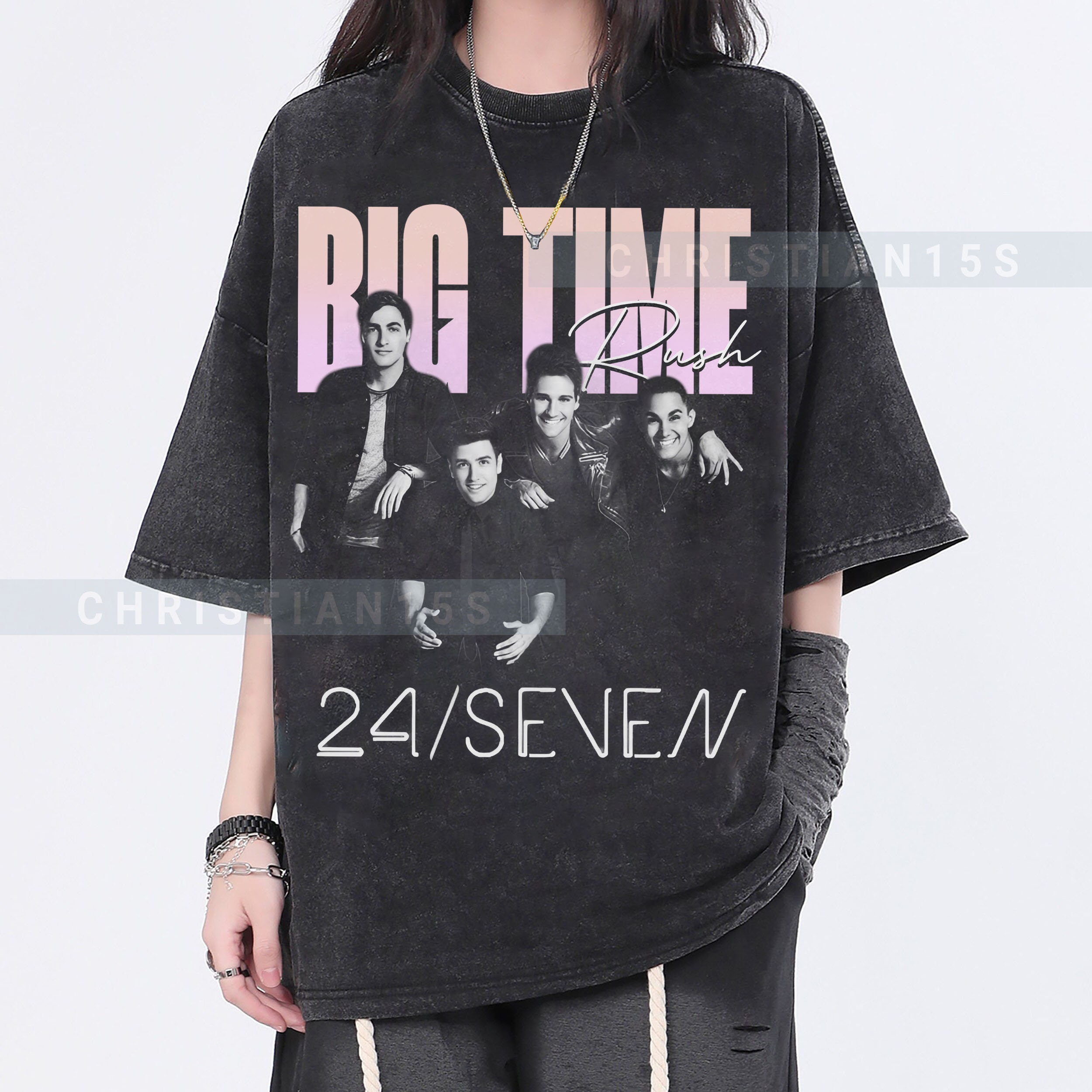 Big Time Rush Tour 2023 Shirt, Country Music Fan Shirt, 24/seven Big ...