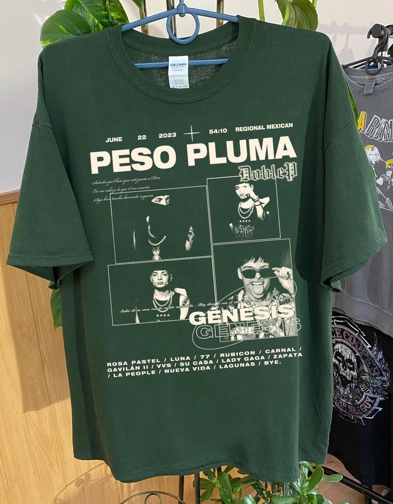 Vintage Peso Pluma 90s Shirt, Peso Pluma Exodo Tour 2024 Shirt, Peso ...