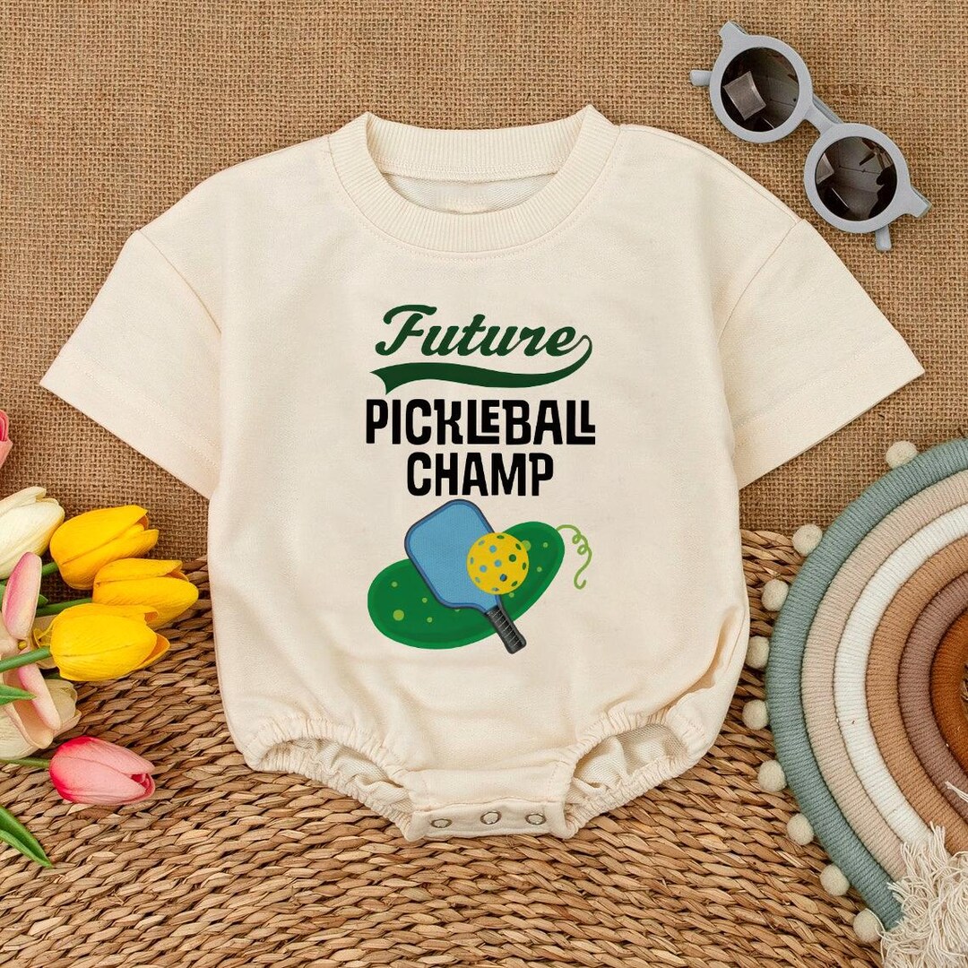 Future Pickleball Champ Baby Outfits, Baby Future Pickleballer ...