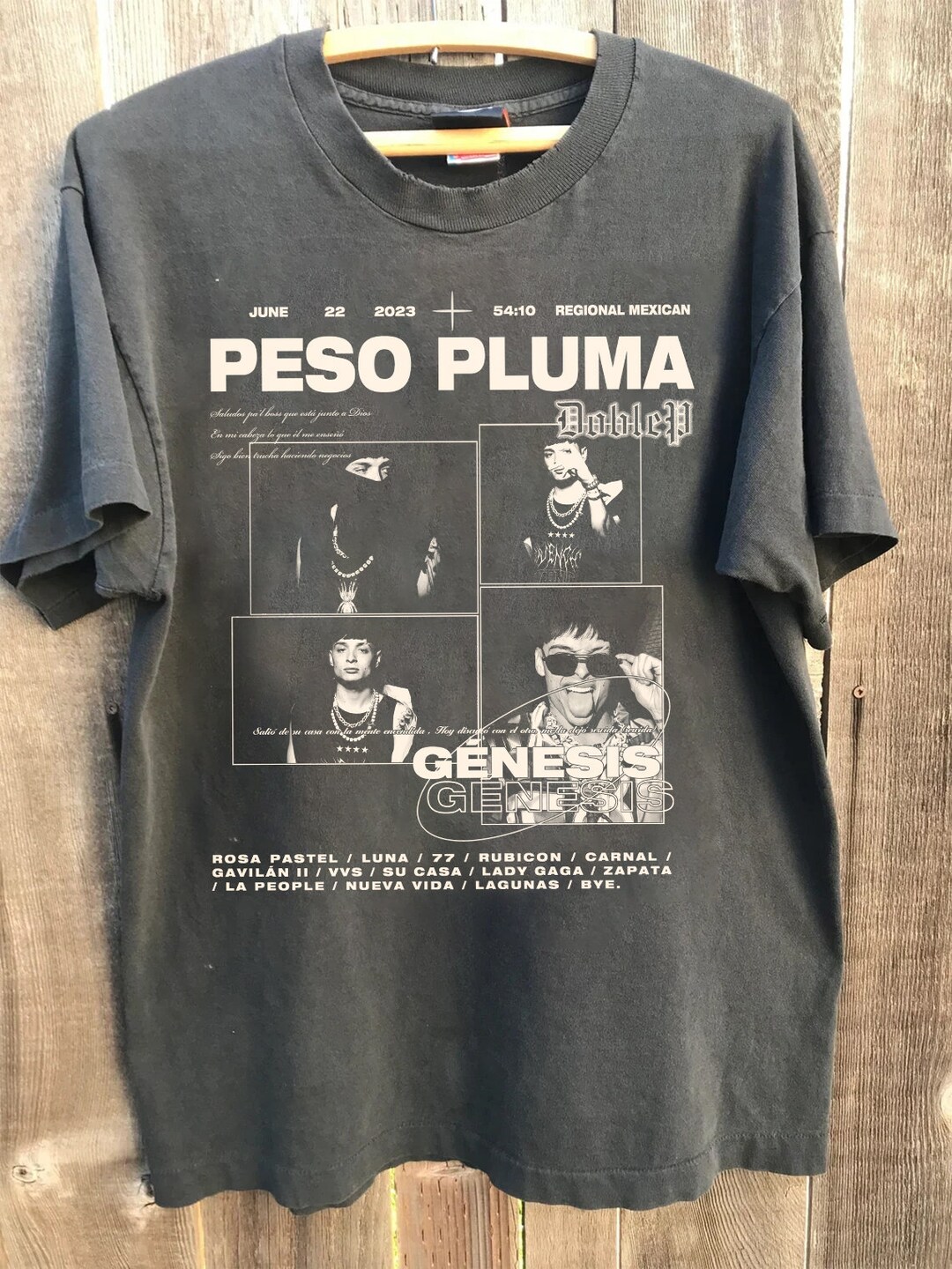 Vintage Peso Pluma 90s Shirt, Peso Pluma Exodo Tour 2024 Shirt, Peso ...